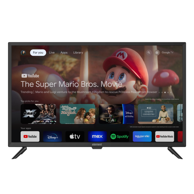 32″ 720p HD HDR Google TV (E300AD32G) | Element Electronics