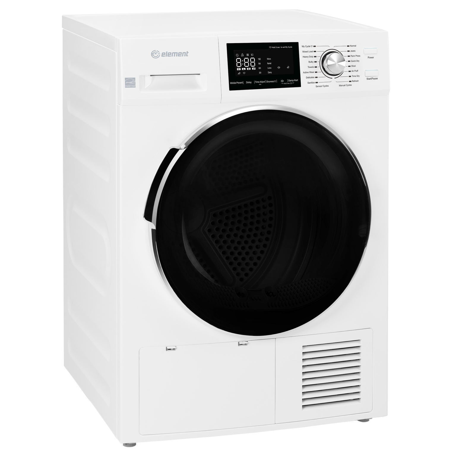 24' 4.4 cu. ft. HEAT PUMP DRYER – WHITE ENERGY STAR (EFD4424EBW ...