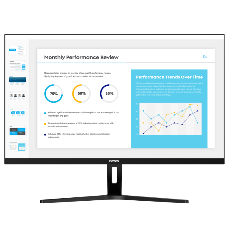 24” 1080P IPS LCD 3-Side Frameless Computer Monitor – Black (EM2FPAB24B ...