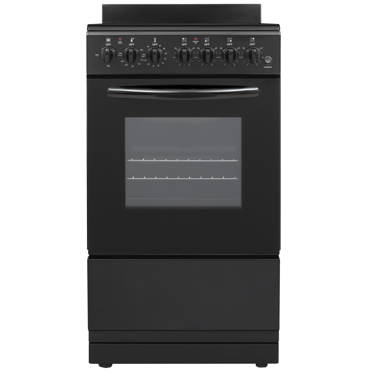 1.9 Cu. Ft. 20” Electric Range - Black (EER204MSCB) | Element Electronics