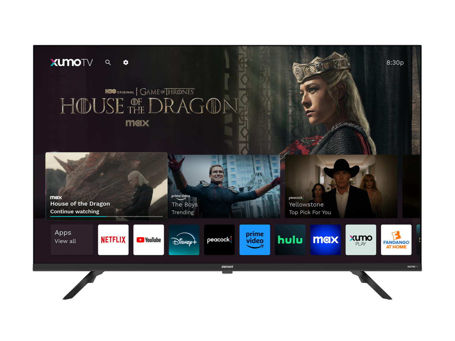 55” 4K UHD HDR Xumo TV (E500AC55C) | Element Electronics