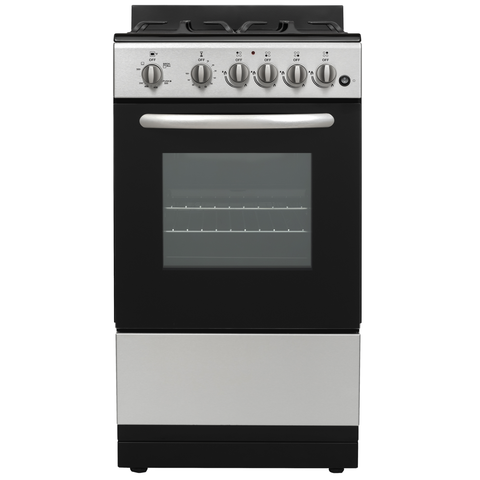 1.9 Cu. Ft. 20” Gas Range - Stainless Steel (EGR204MCCS) | Element ...