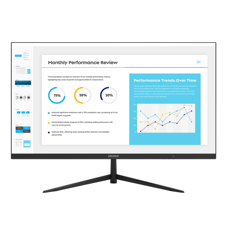 22” 1080P Frameless PC Monitor – Black (EM2FPAC22B) | Element Electronics