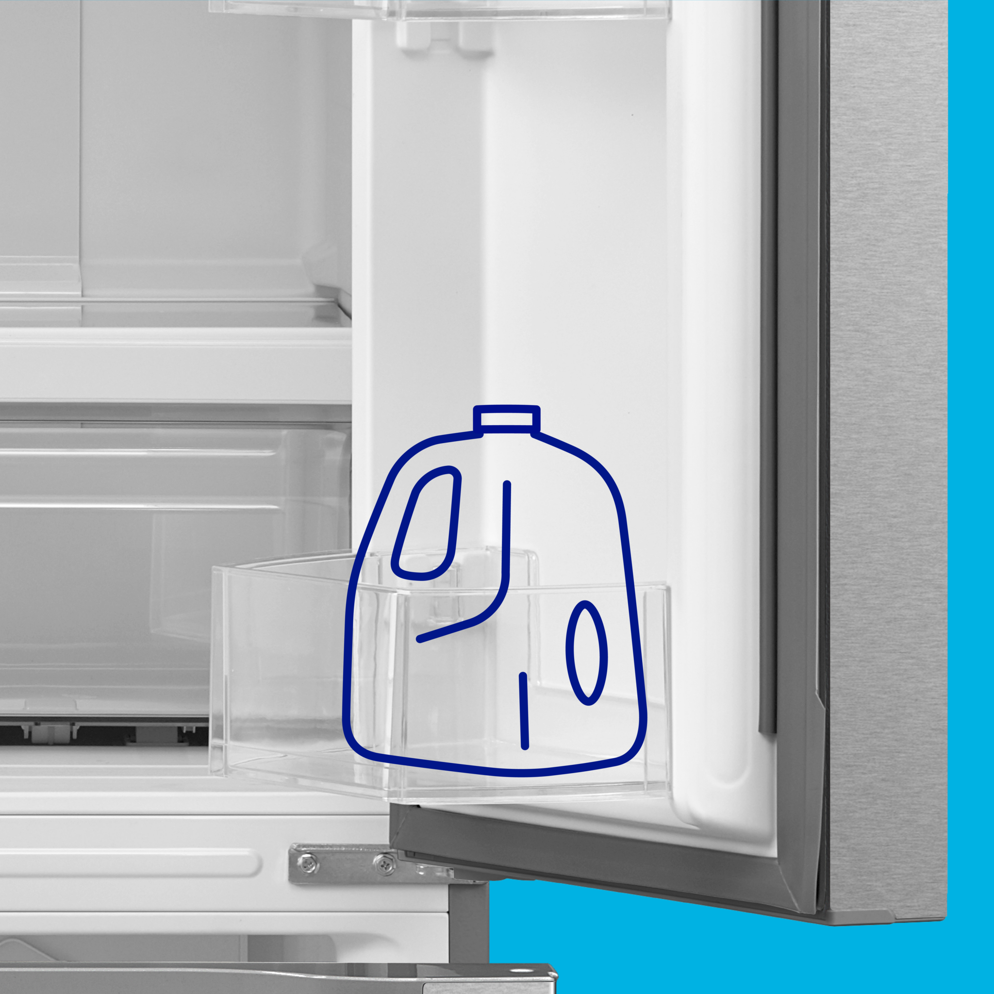 18.4 cu. ft. French Door Refrigerator – Stainless Steel (ERFD19CGCS ...