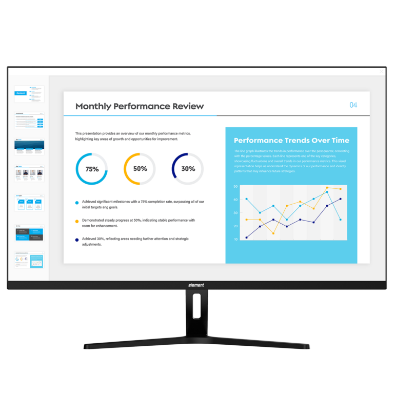 27” 1080P IPS LCD 3-Side Frameless Computer Monitor – Black (EM2FPAB27B ...