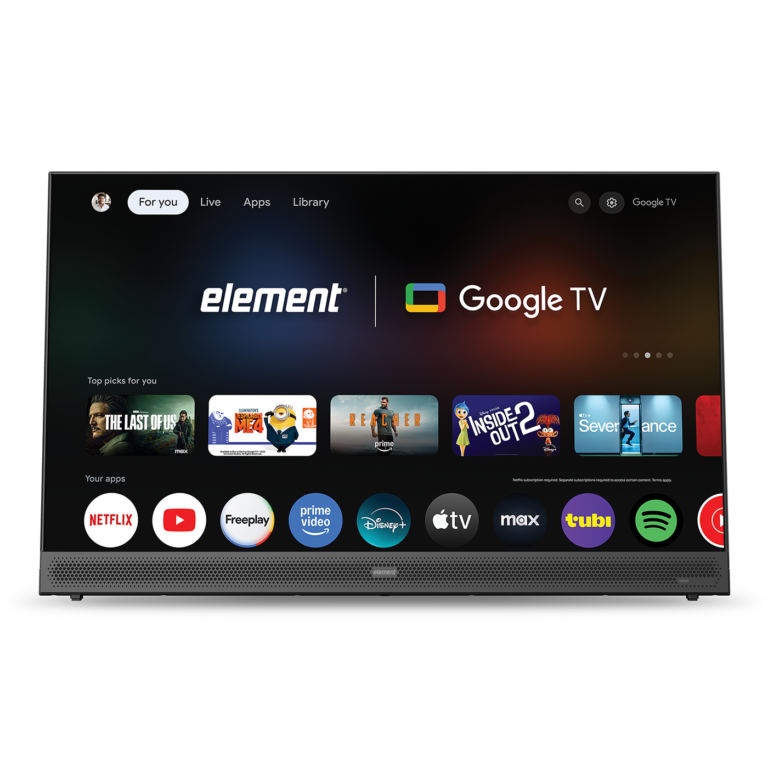 32″ 1080p FHD Portable Smart Google TV (E300AF32PBG) | Element Electronics